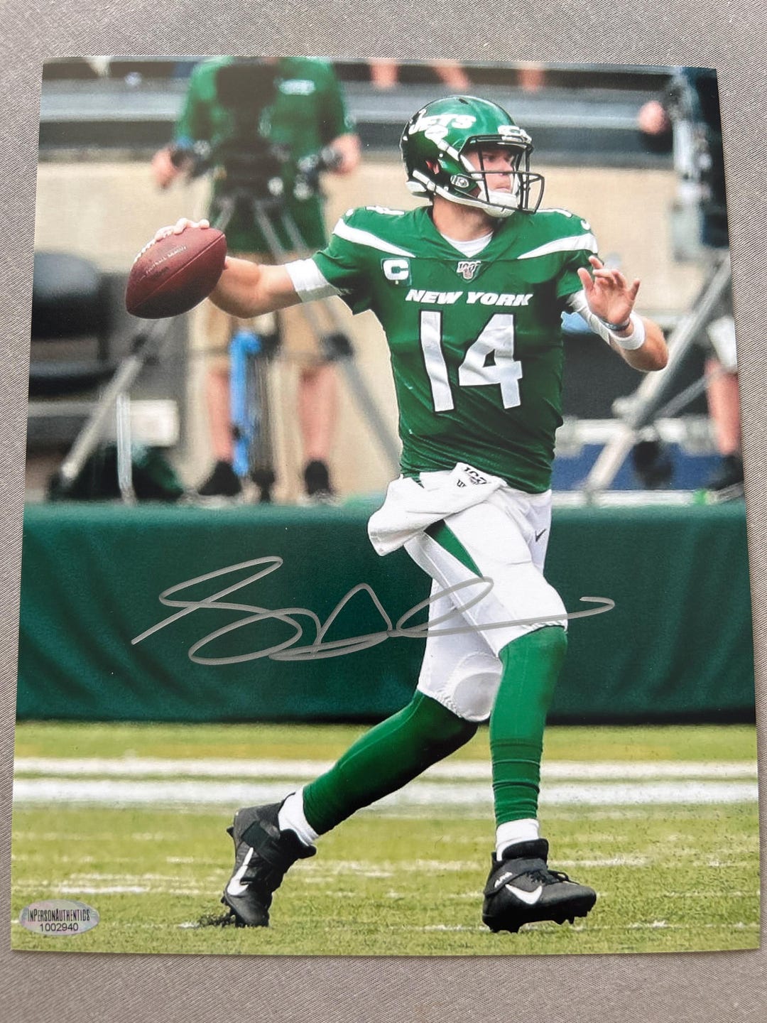 Sam Darnold Signed Autographed 8x10 New York Jets Rookie Year Photo W ...