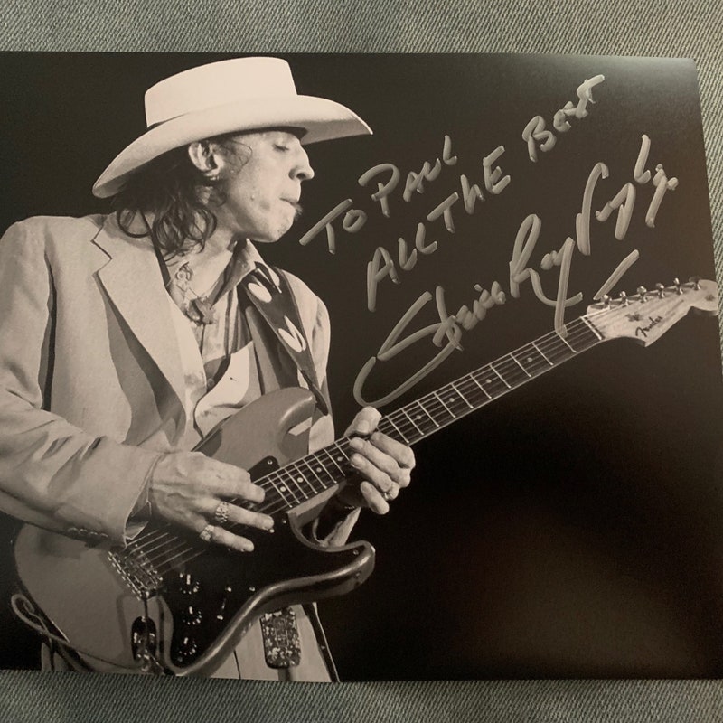 Stevie Ray Vaughn Signed - Etsy