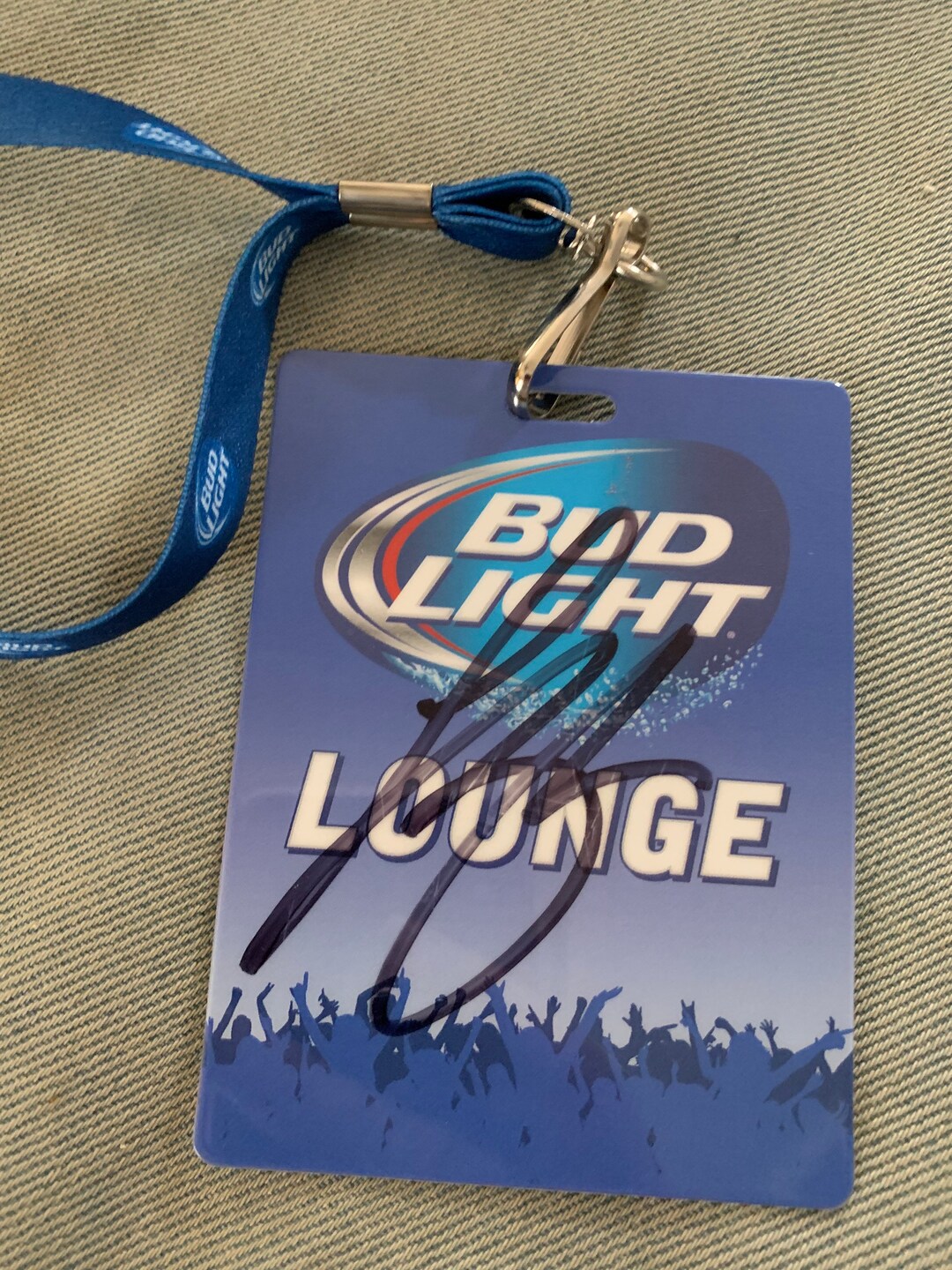 Luke Bryan Signed Autographed Bud Light Concert Lanyard COA - Etsy