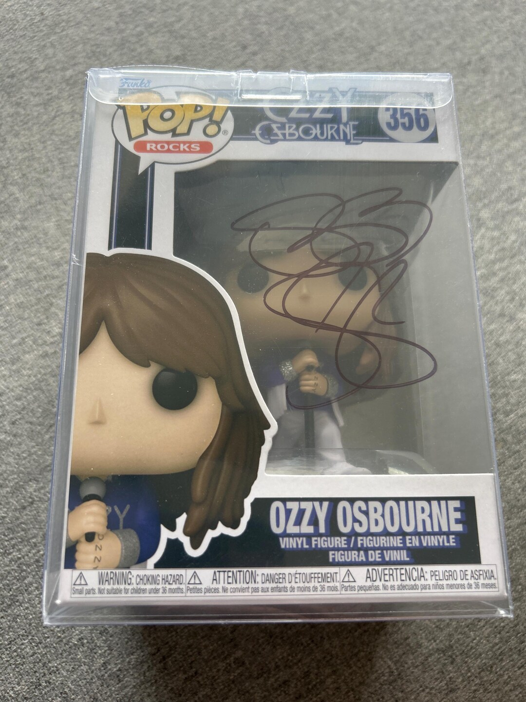 Ozzy Osbourne Signed Autographed Encased POP Funco#356 W/ COA - Etsy