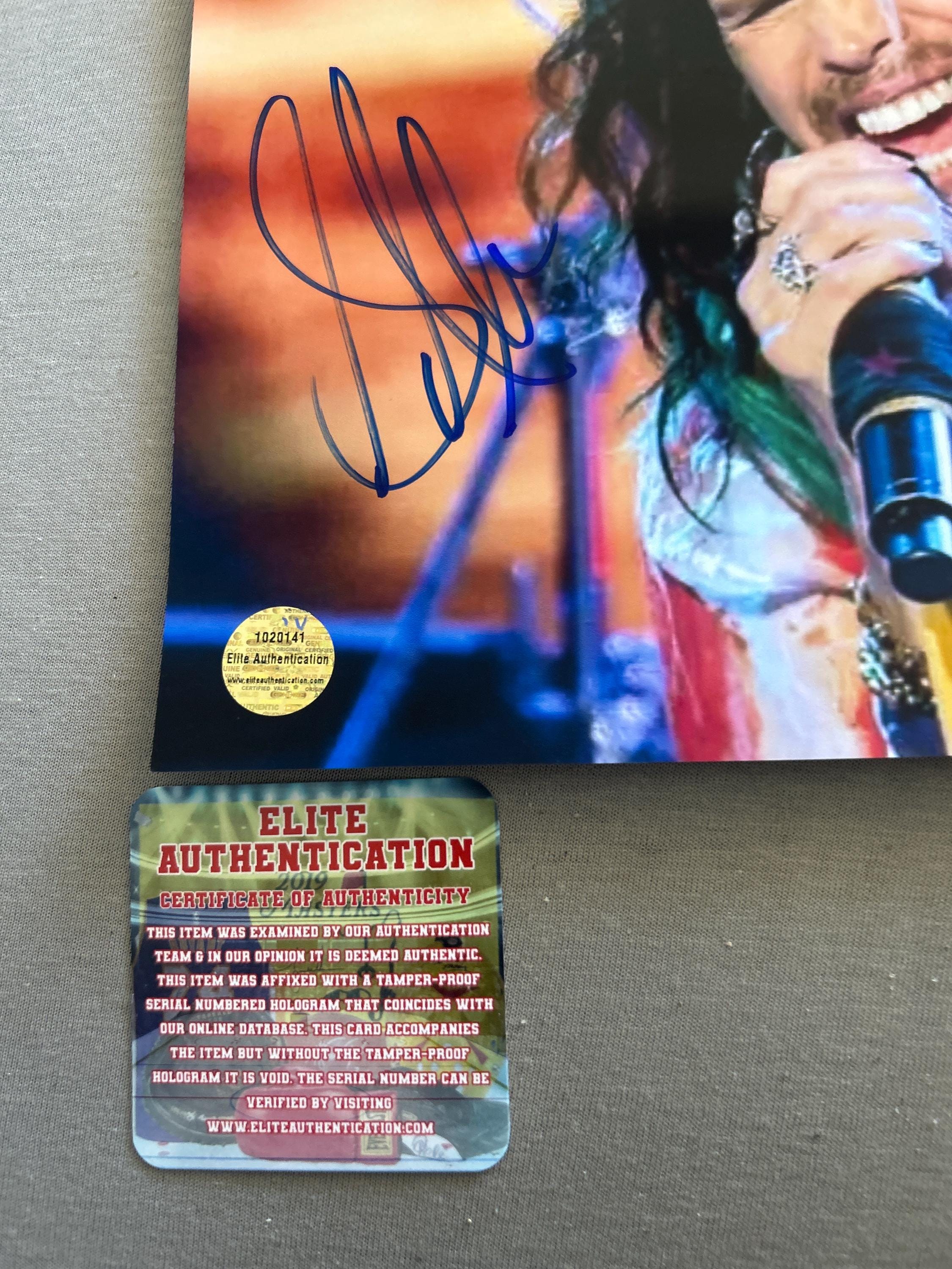 Aerosmith Steven Tyler Signed Autographed 8x10 Photo W/coa - Etsy