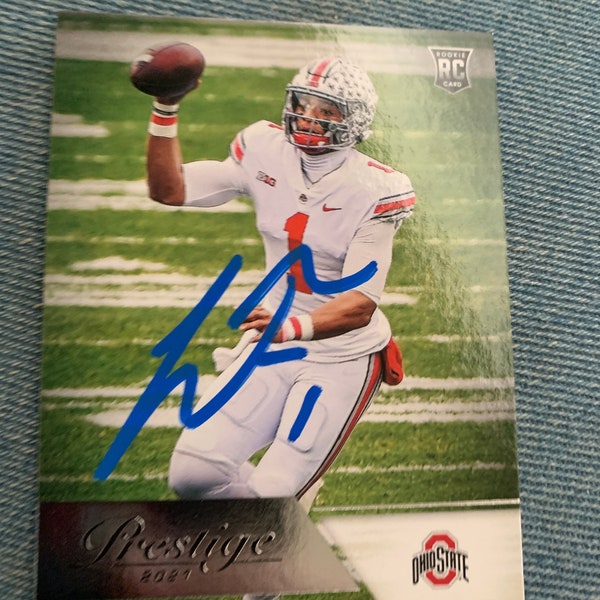 Justin Fields Cards - Etsy