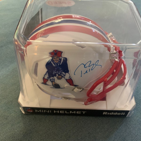Tom Brady Autograph Helmet - Etsy