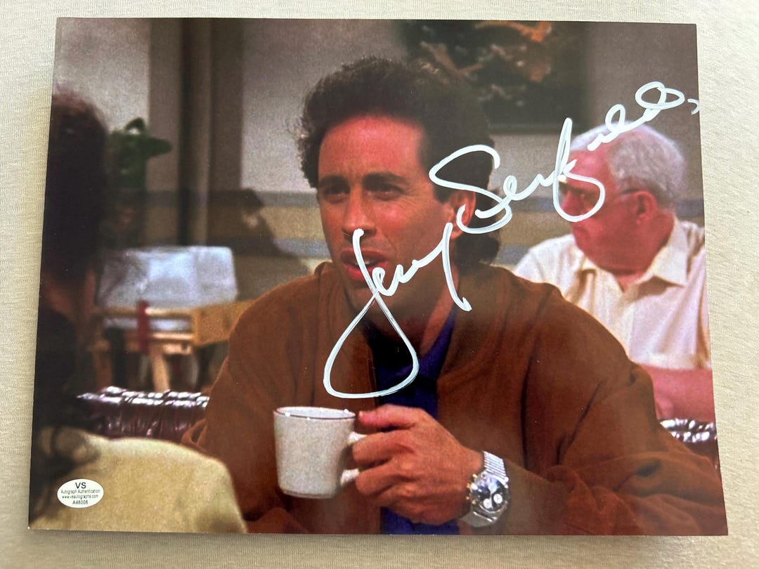 Rare Jerry Seinfeld Full Name Signed Autographed 8x10 Photo Picture COA ...