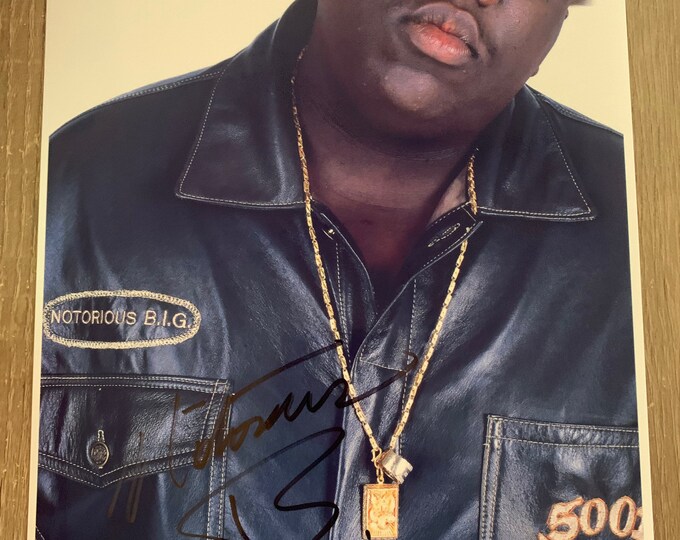 Jamal Woolard Signed Autographed 8x10 Notorious B.I.G Biggie Smalls ...