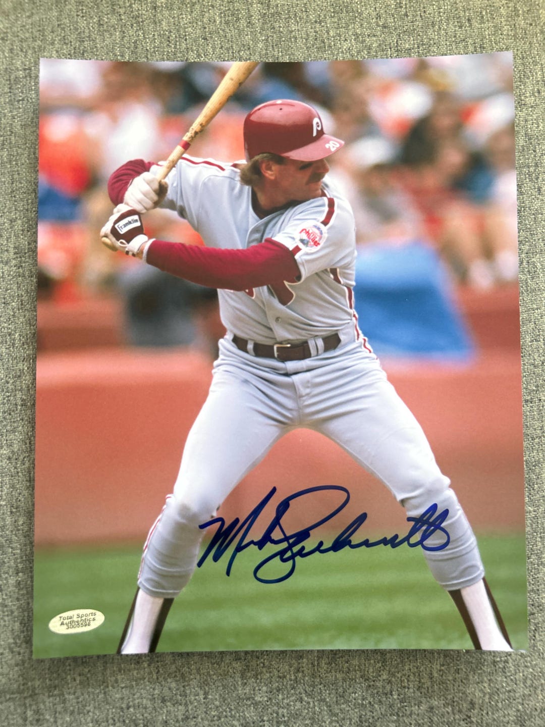Mike Schmidt Autographed Signed Philadelphia Phillies 8x10 Baseball ...