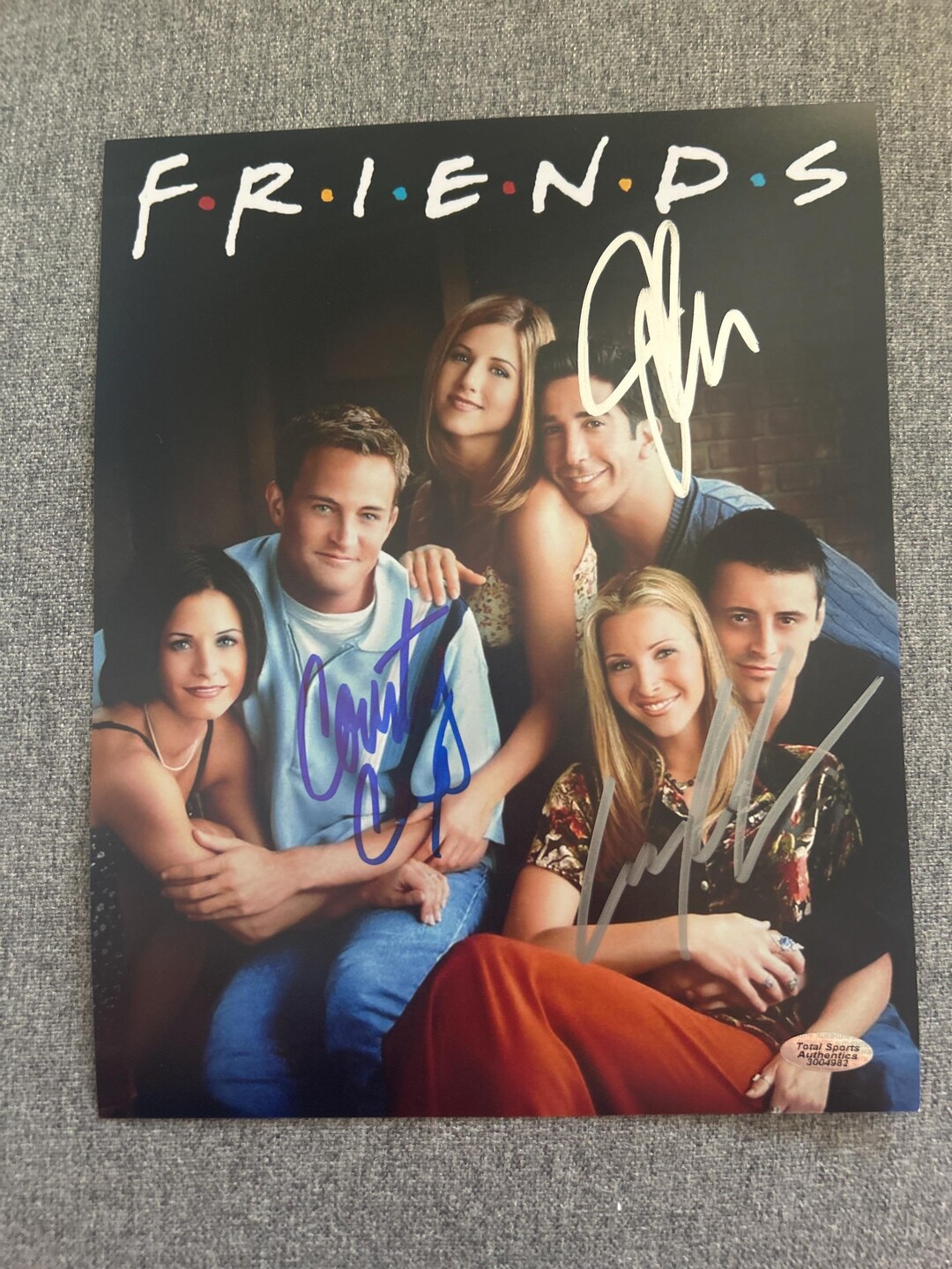 The Women From the Cast of Friends Signed Autographed 8x10 Photo by ...