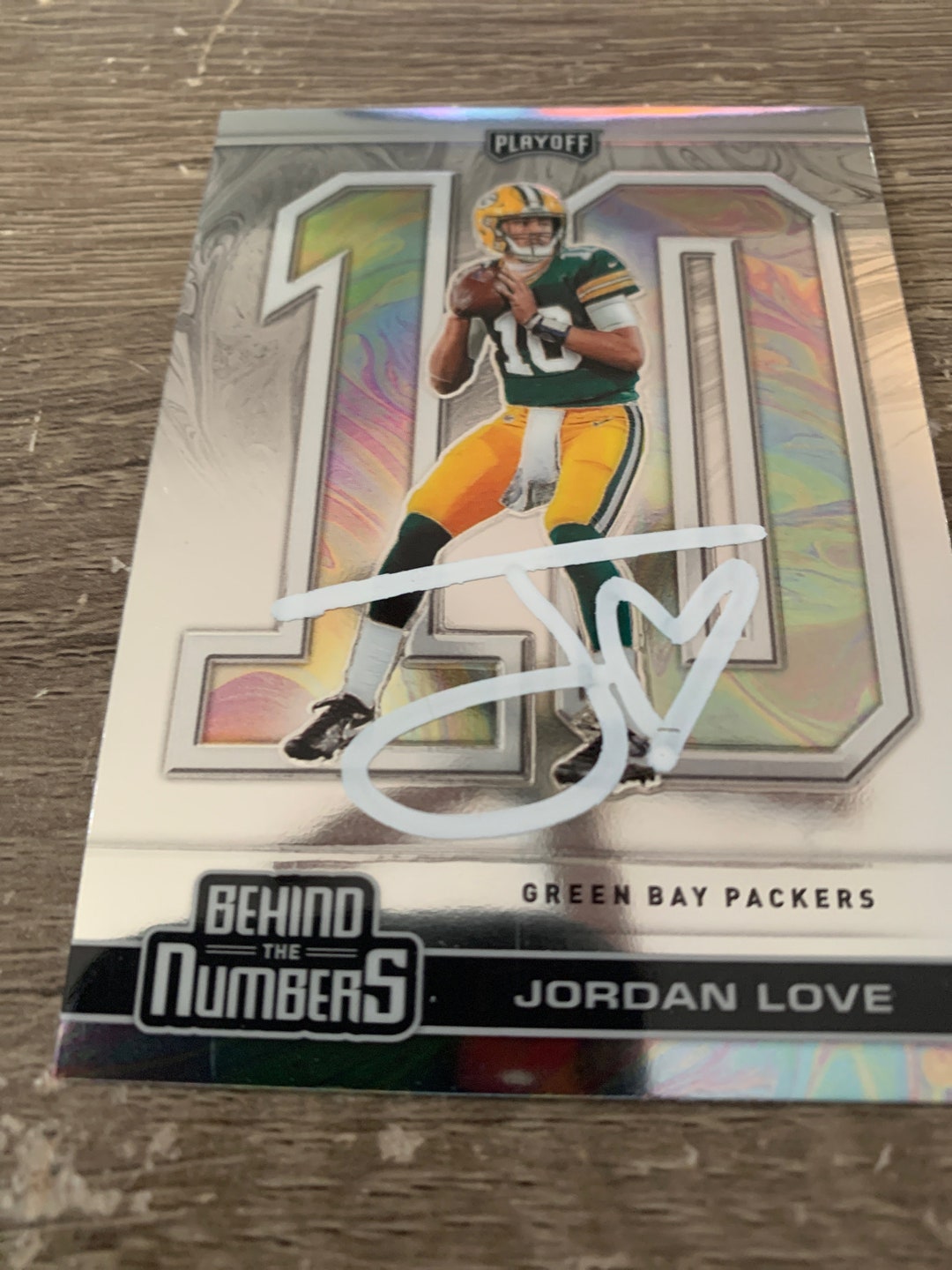 Jordan Love Signed Autographed Green Bay Packers Card With COA - Etsy