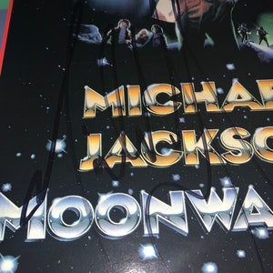 Michael Jackson Signed Autographed Moonwalker Record Album Vinyl W/COA ...