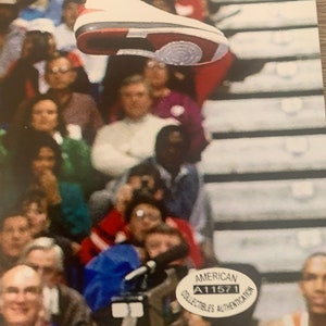 Michael Jordan Chicago Bulls Hand Signed Autograph 11x14 Slam Dunk ...