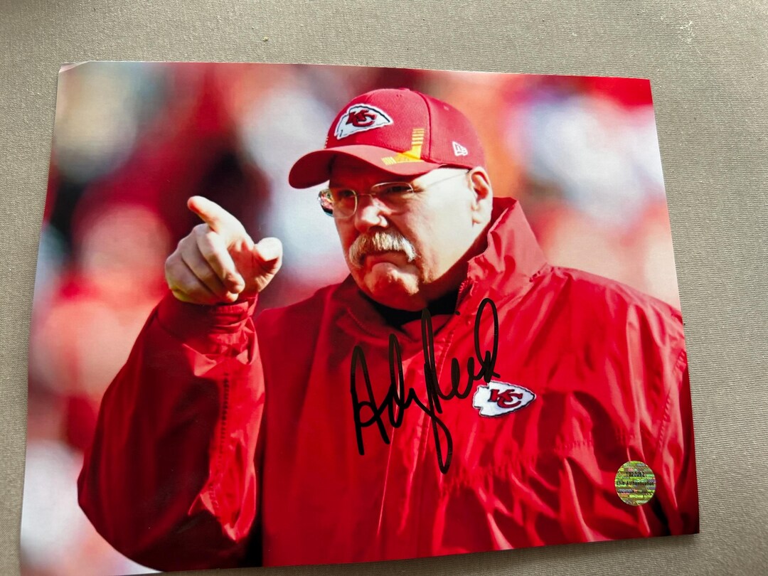 Andy Reid Signed Autographed 8x10 Photo Kansas City Chiefs KC COA - Etsy