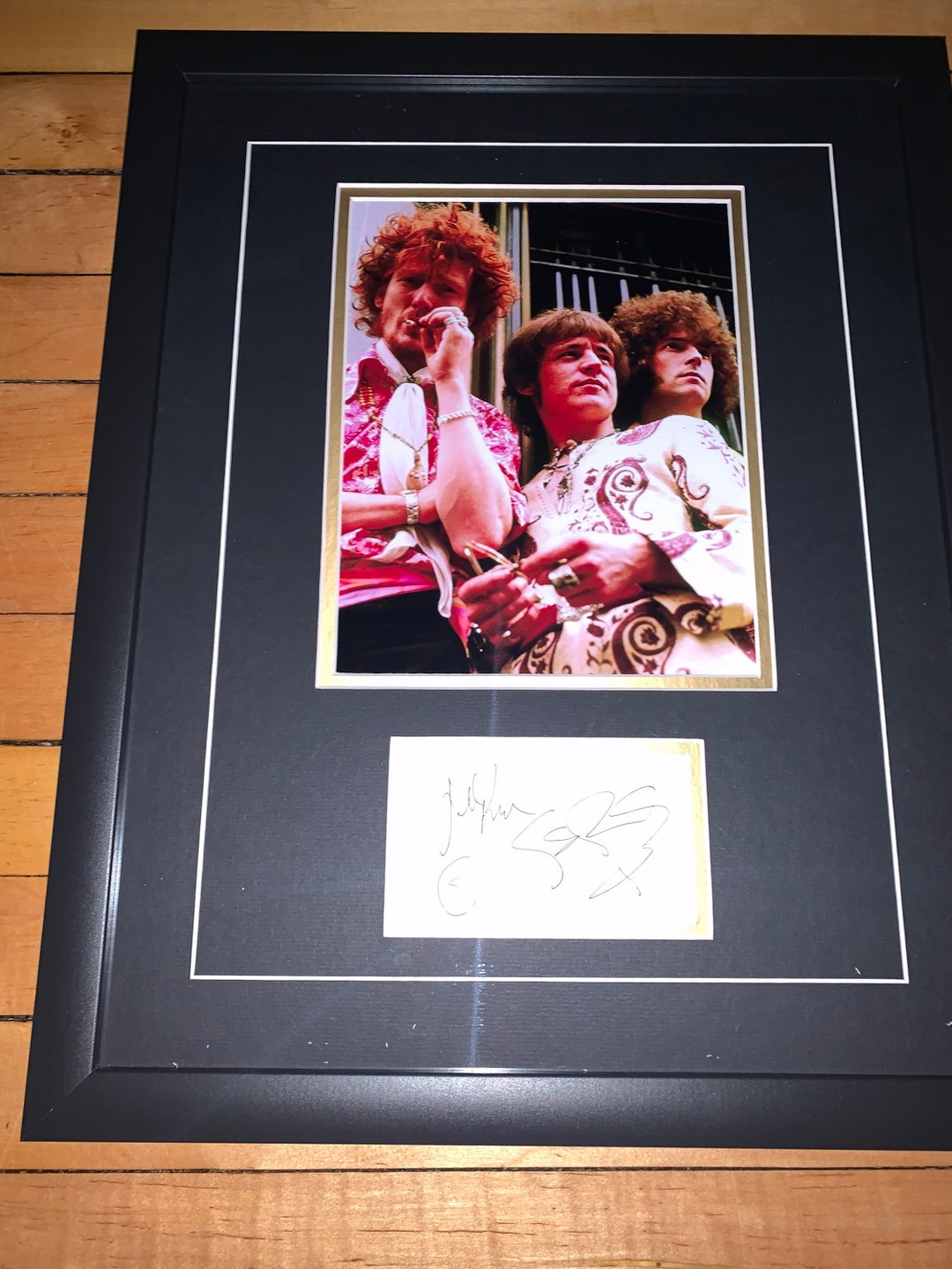 Cream 18x14 Signed Autographed Framed Index Card Display by Eric ...