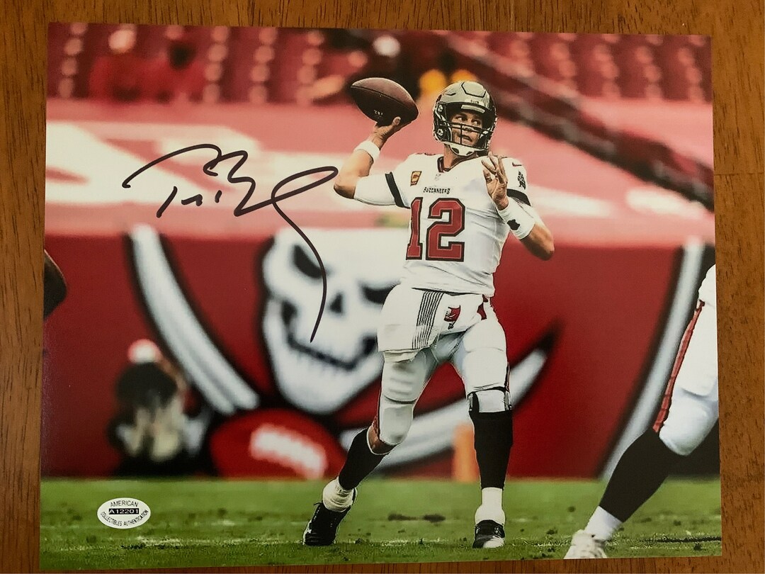 Tom Brady Hand Signed Autographed 8x10 Football Photo W/coa - Etsy