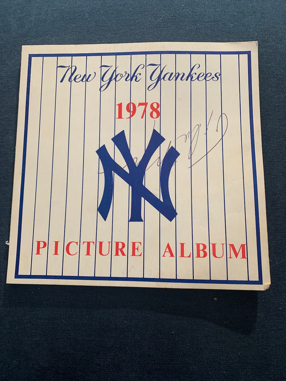 Rare 1978 Thurman Munson Signed Autographed New York Yankees Picture ...
