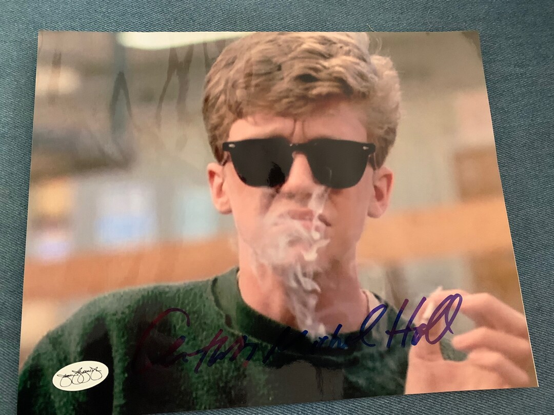 Anthony Michael Hall Signed Autographed 8x10 Photo the Breakfast Club ...