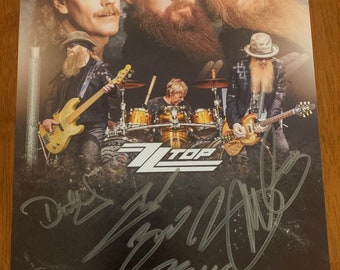 Zz Top Signed - Etsy