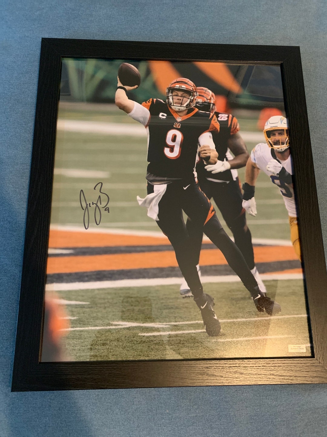 Joe Burrow Signed Autographed Framed 16x20 Cincinnati Bengals Photo W ...