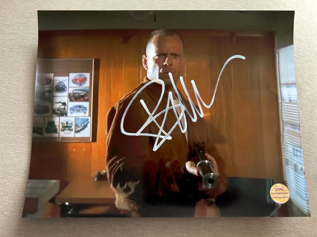Bruce Willis Signed 8x10 Photo Autographed Picture With COA - Etsy