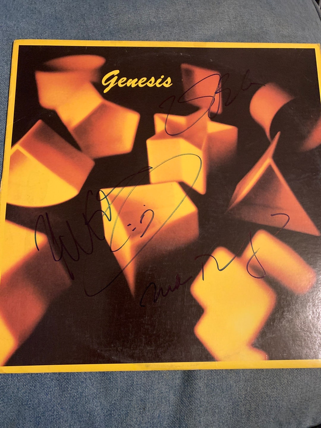 Genesis X3 Signed Autographed Record Album Vinyl Phil Collins Banks ...