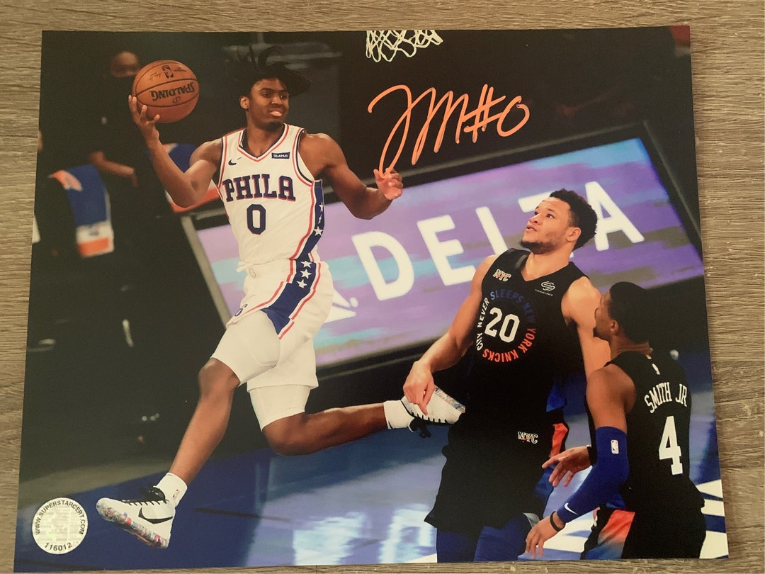 Tyrese Maxey Signed Autographed 8x10 Philadelphia 76ers Photo COA - Etsy