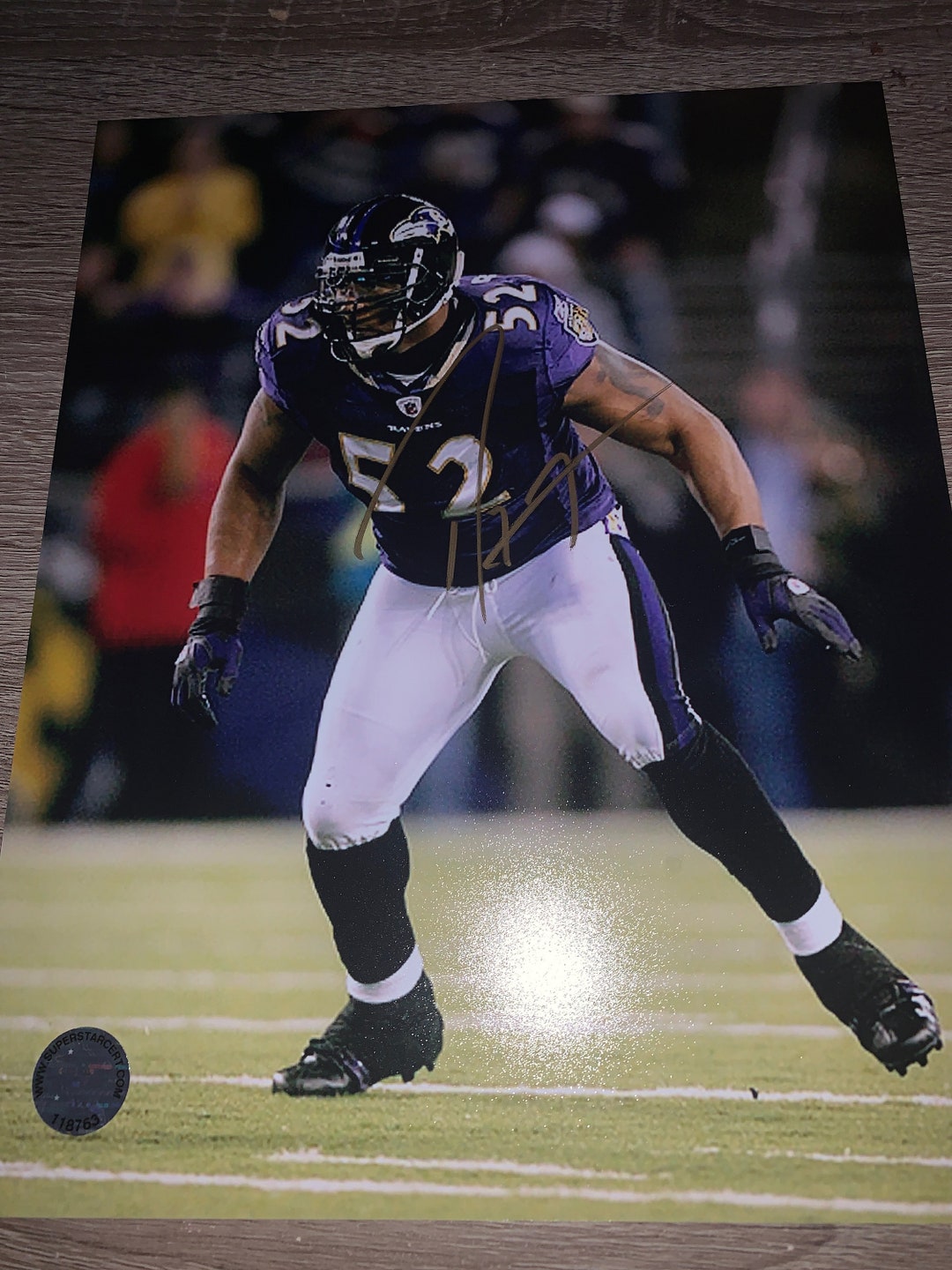 Ray Lewis Autographed Signed Baltimore Ravens 8x10 Photo With COA - Etsy