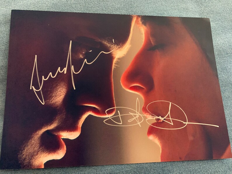 Dakota Johnson & Jamie Dornan Fifty Shades of Grey Autographed - Etsy