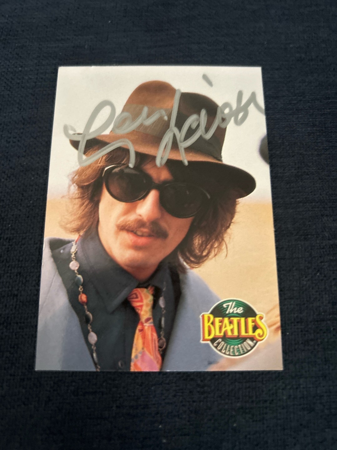 George Harrison 1993 the Beatles Collection Trading Card COA - Etsy