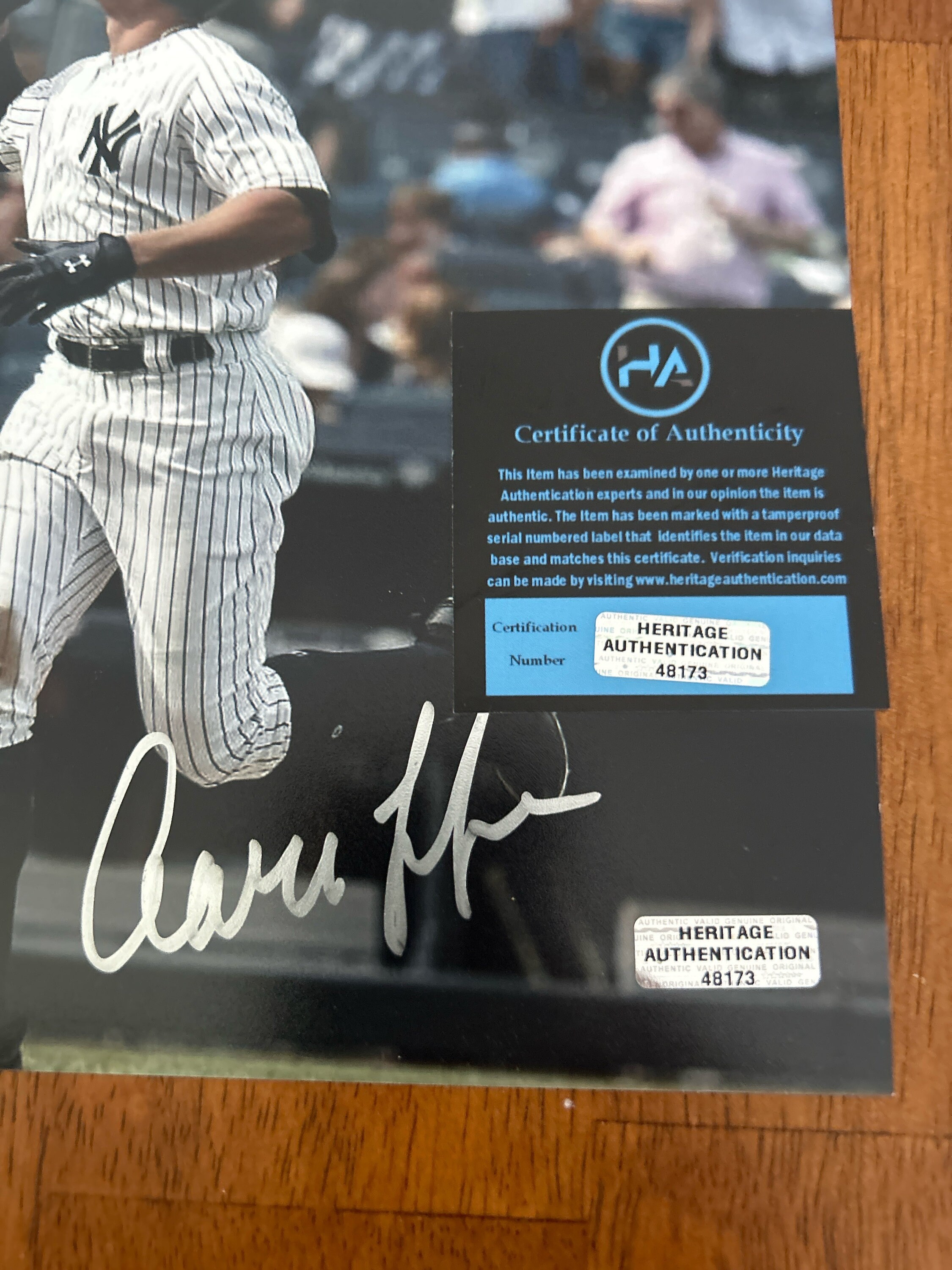 Aaron Judge New York Yankees Signed Autographed 8X10 Photo COA - Etsy