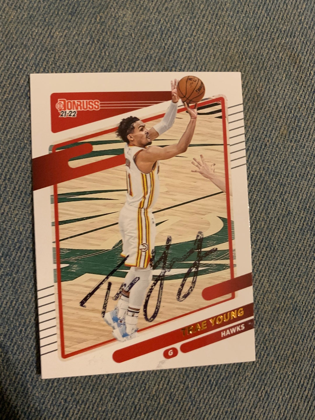Trae Young Signed Autographed Atlanta Hawks Basketball Card COA - Etsy