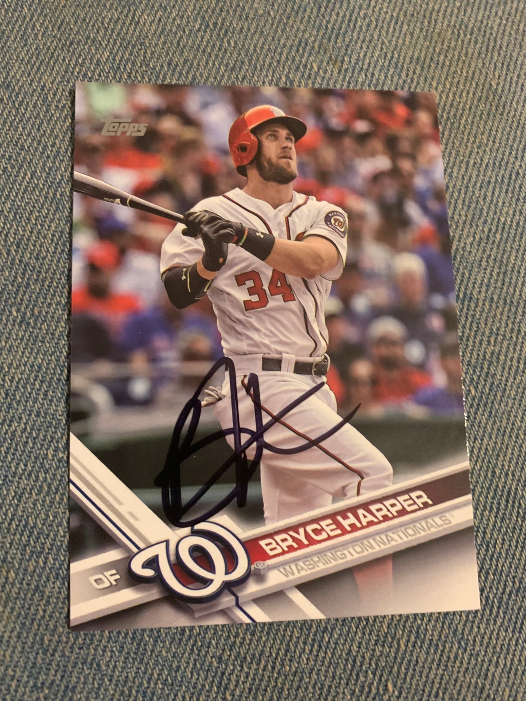Bryce Harper Washington Nationals/ Philadelphia Phillies Signed ...