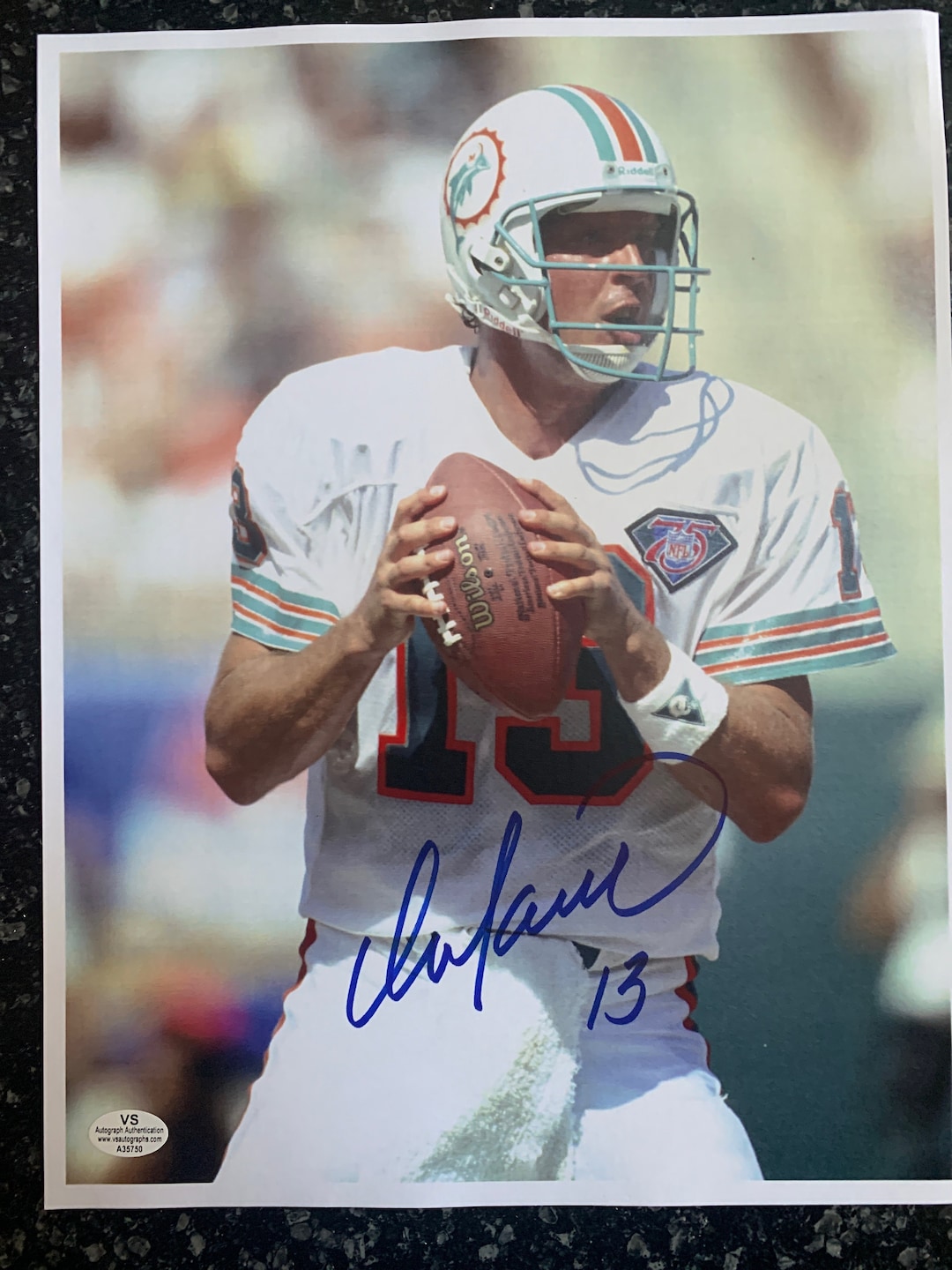 Dan Marino Signed Autographed Miami Dolphins 8x10 Photo With COA - Etsy