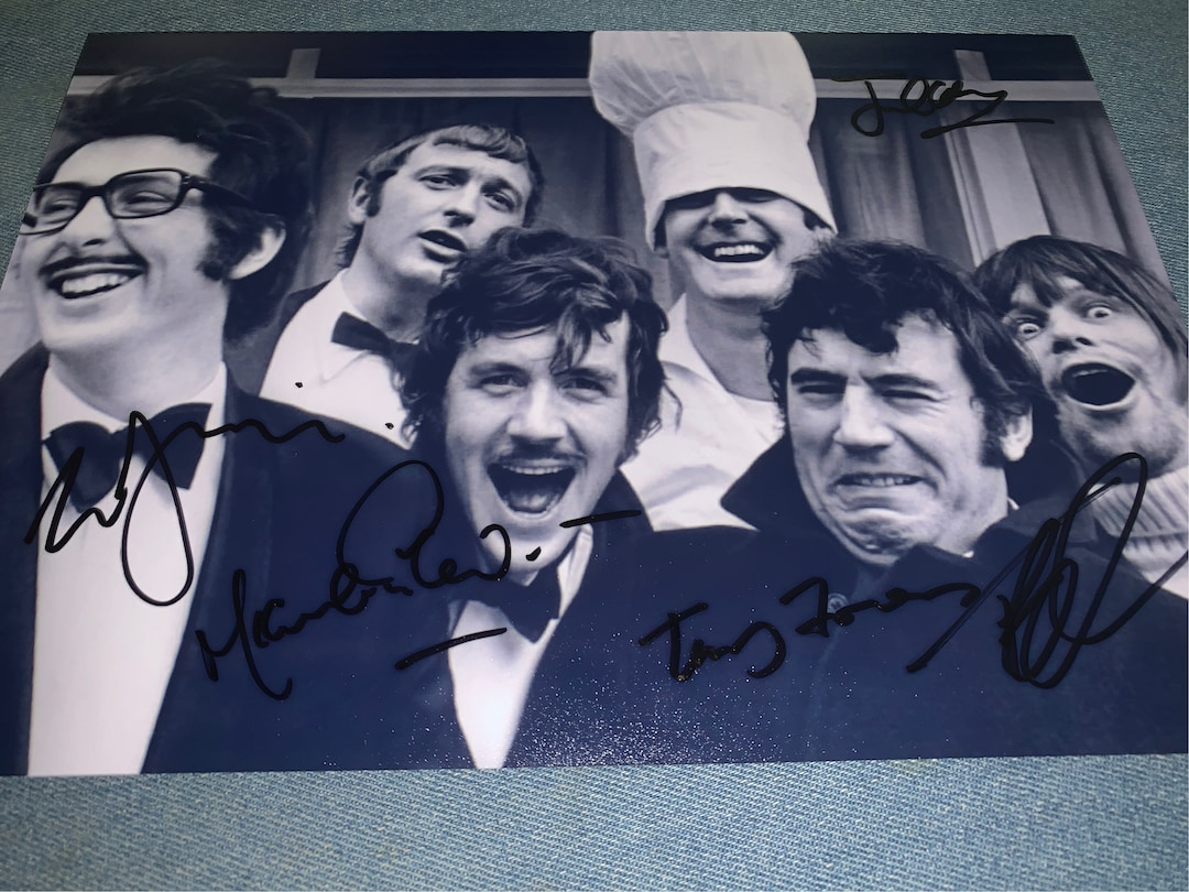 Monty Python Rare Signed Autograph Auto 8x12 Cast Photo Photo John ...
