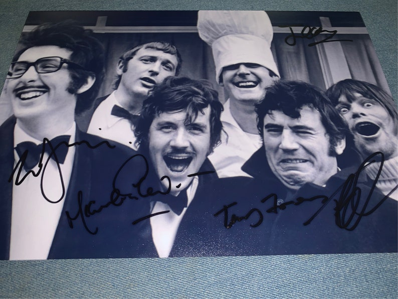 Monty Python Rare Signed Autograph Auto 8x12 Cast Photo Photo John ...