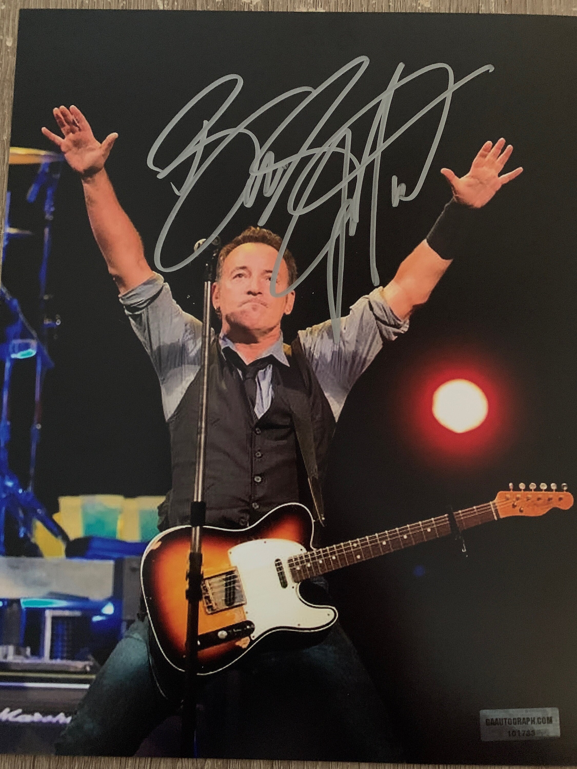 Bruce Springsteen the Boss Hand Signed Autographed 8x10 Photo COA - Etsy