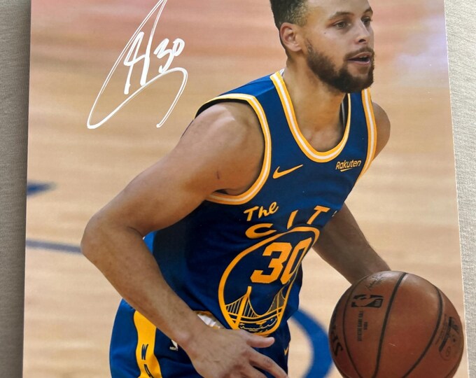 Stephen Curry Golden State Warriors Signed Autographed NBA 8x10 Photo ...