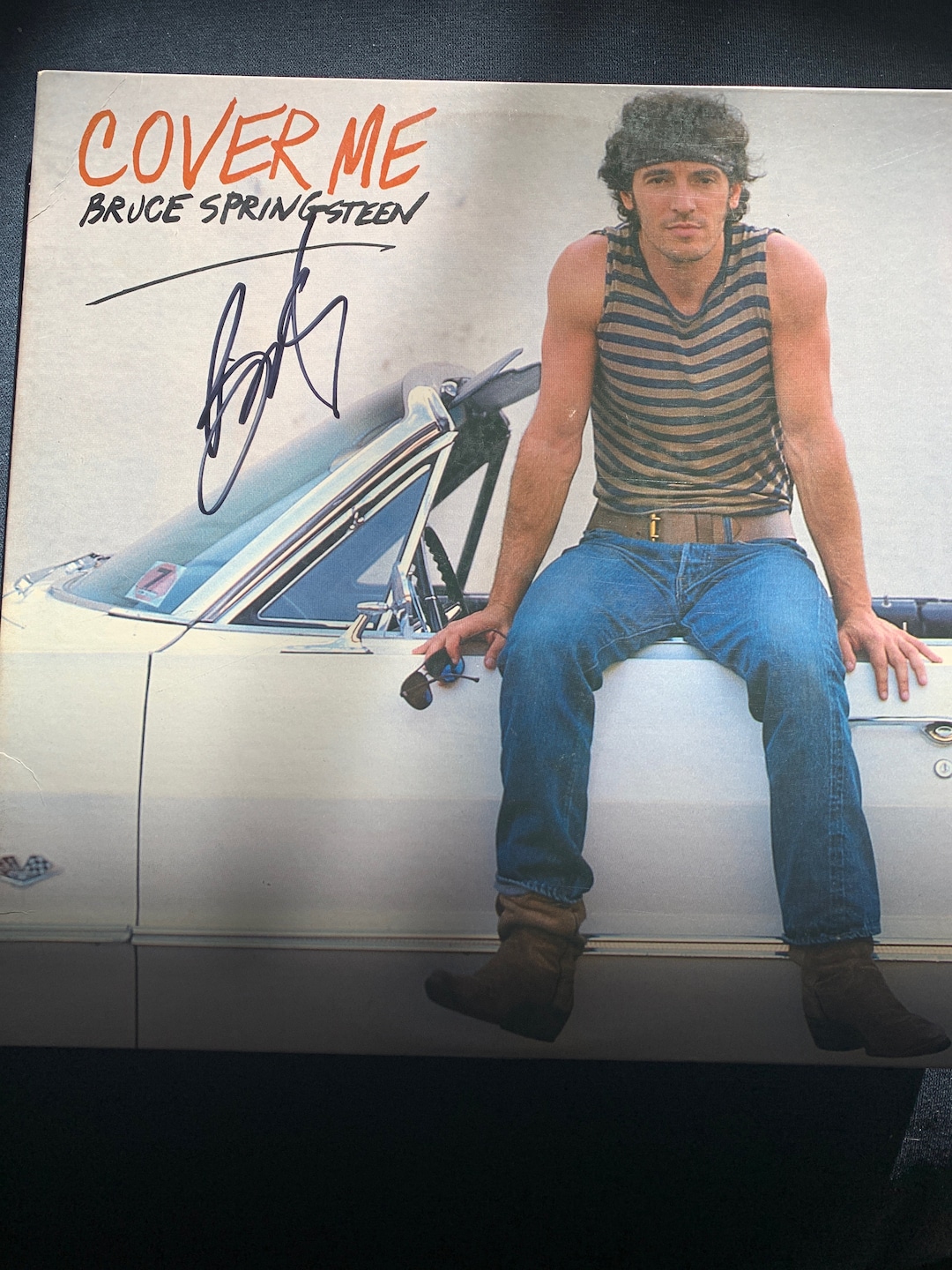 Bruce Springsteen Hand Signed Autographed Cover Me Album Record EP ...