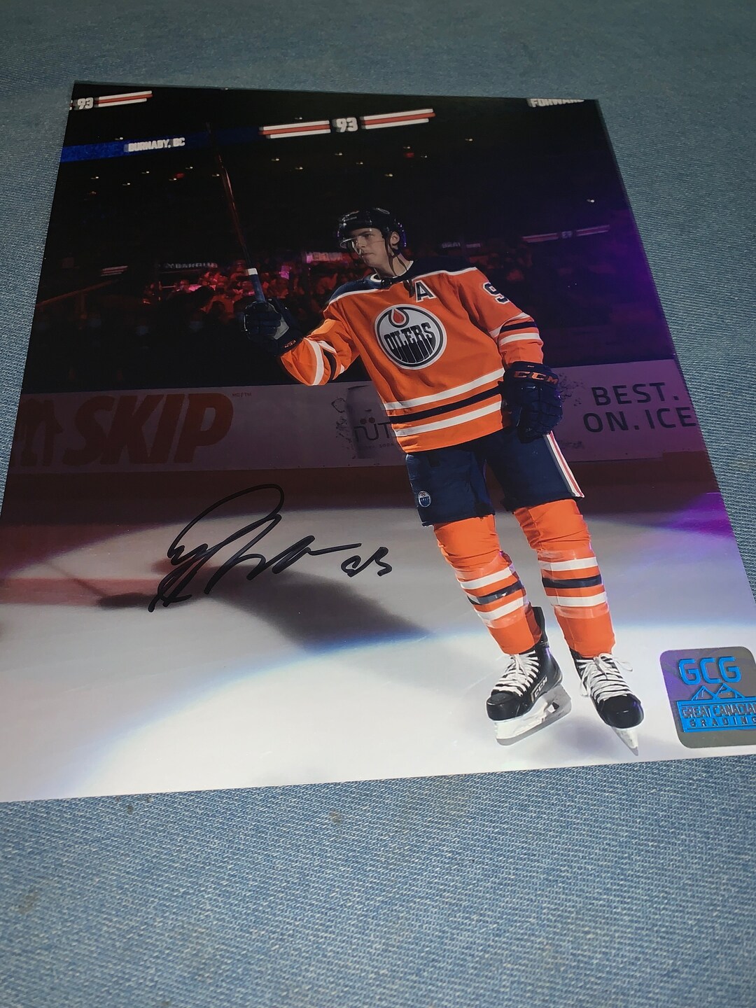 Ryan Nugent-hopkins Edmonton Oilers Signed Auto Autograph 8x10 Photo ...