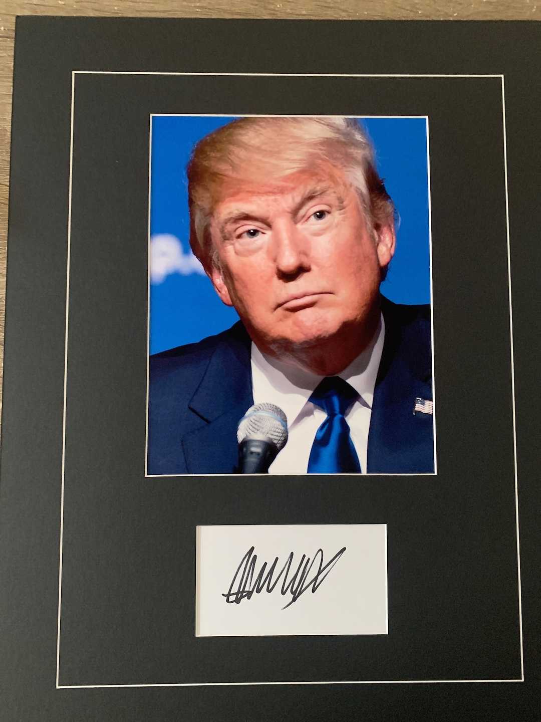 President Donald Trump Signed Autographed 14x18 Photo Display COA - Etsy