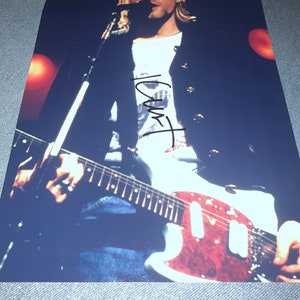 Nirvana Kurt Cobain Signed - Etsy