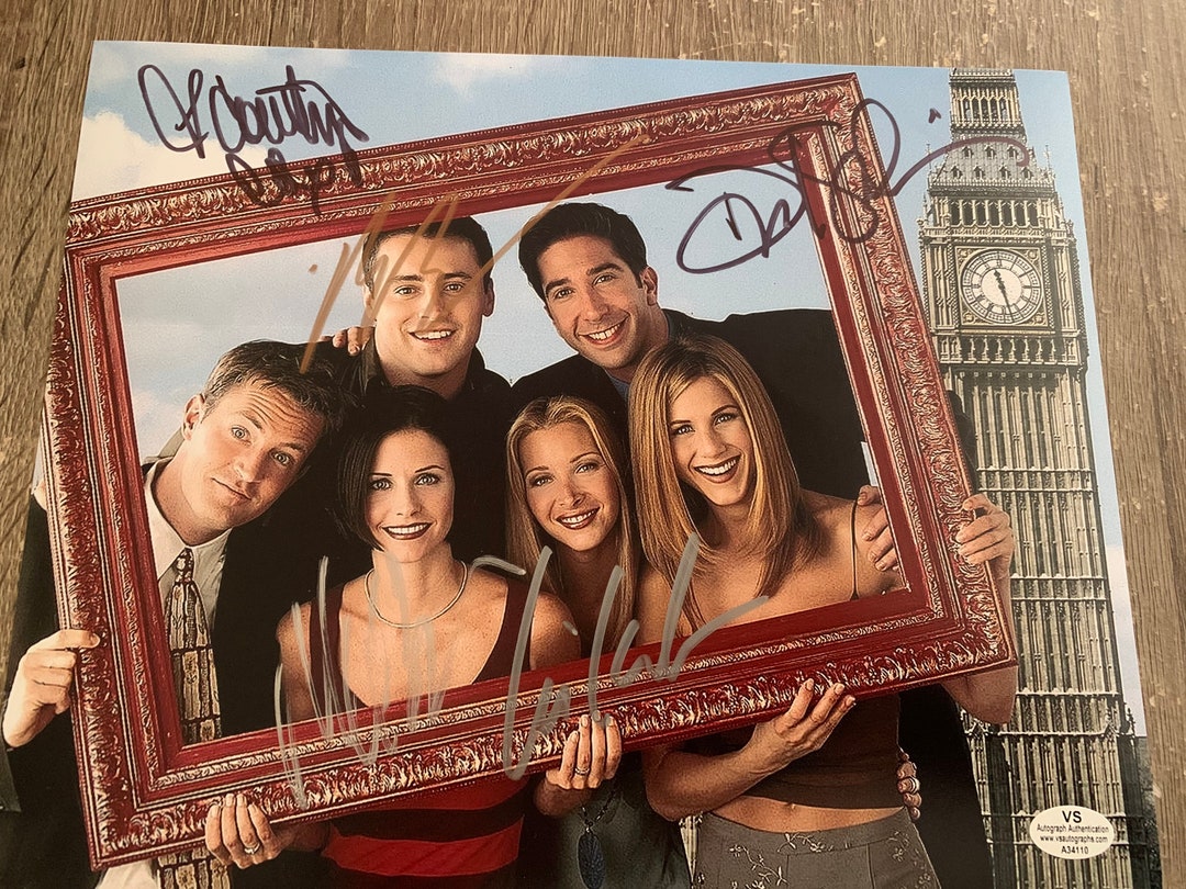 Friends Cast Signed Autographed 8x10 Photo Courteney Cox Matthew Perry ...