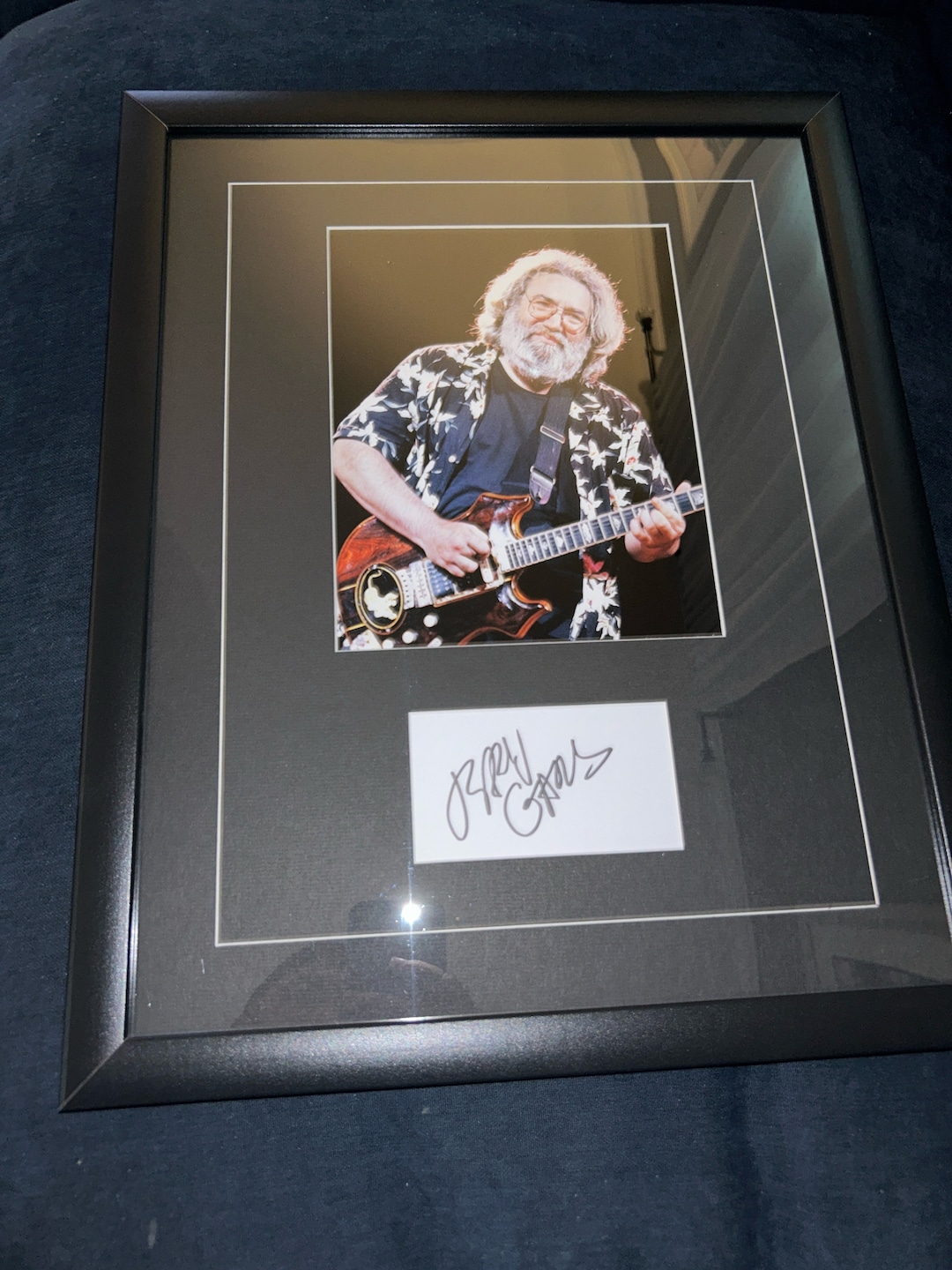 Grateful Dead Jerry Garcia Signed Autographed 18x14 Photo Display W ...