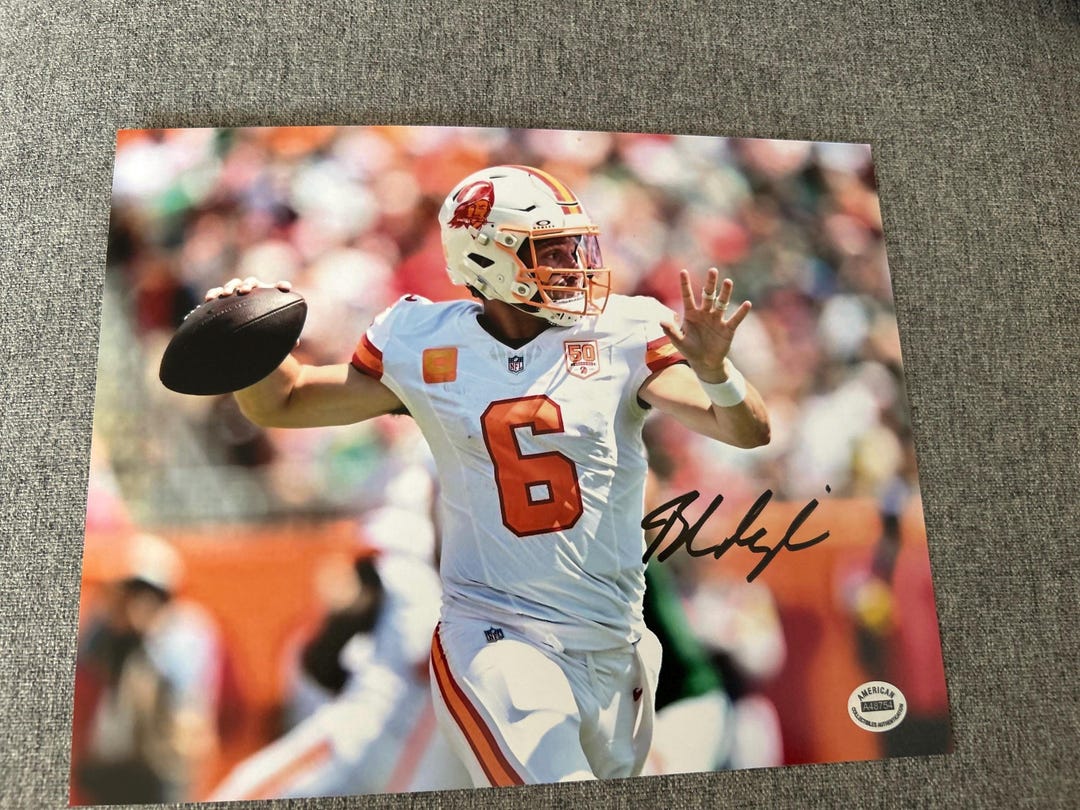 Baker Mayfield Tampa Bay Buccaneers Signed Autographed 8x10 Photo W ...