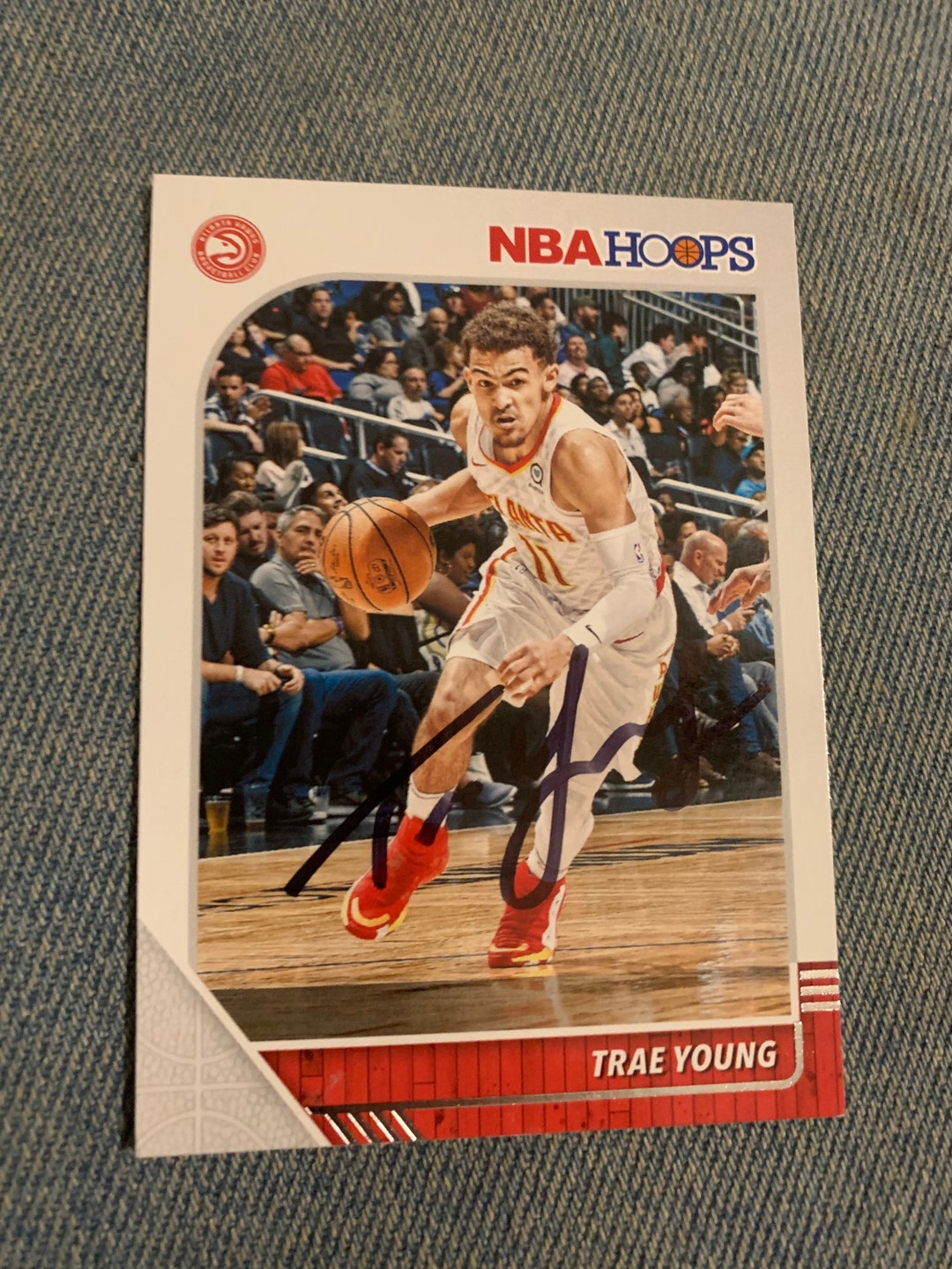 Trae Young Signed Autographed Atlanta Hawks Basketball Card - Etsy