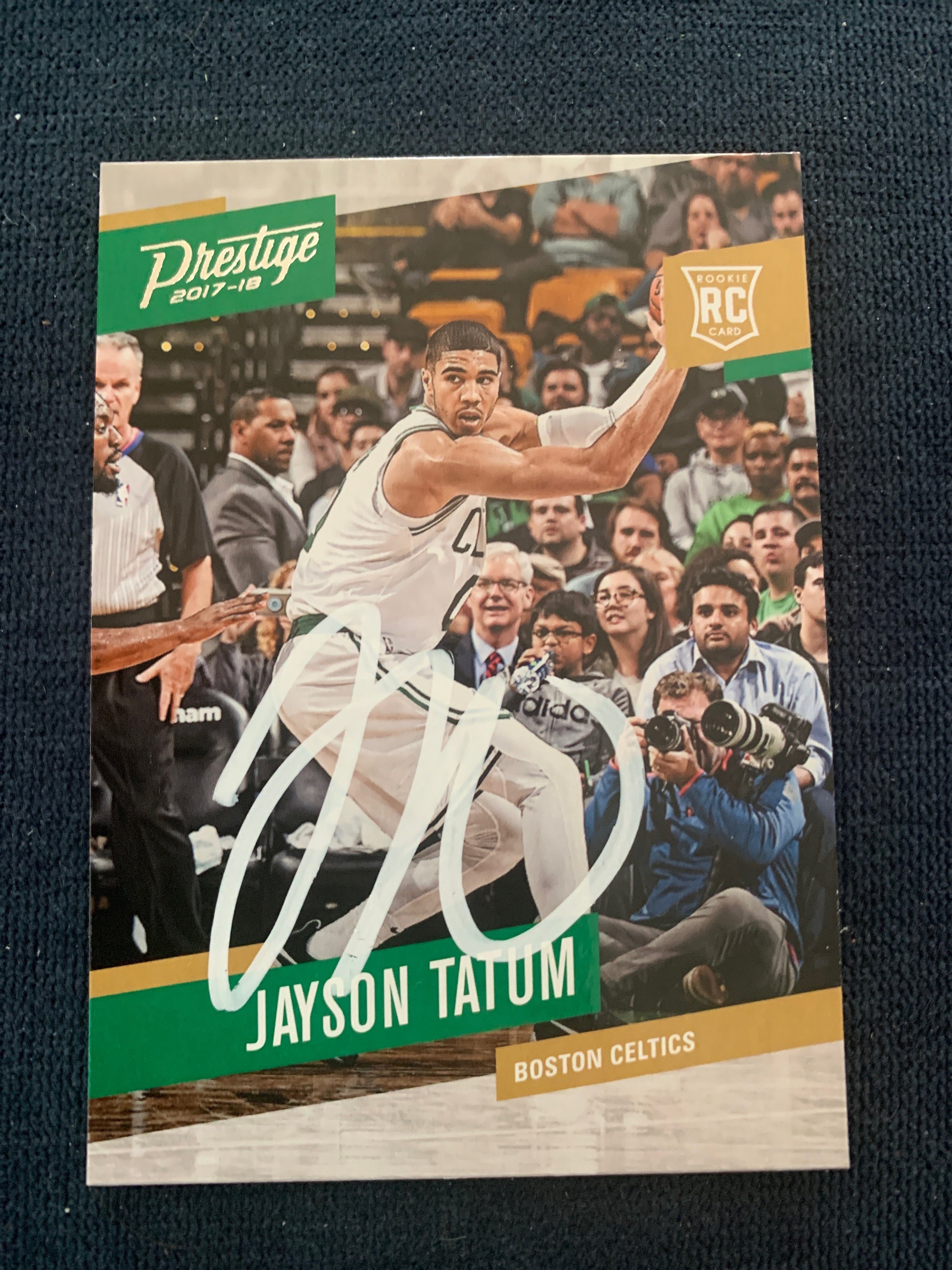 Boston Celtics Jason Tatum Signed Autographed Rookie Basketball Card ...