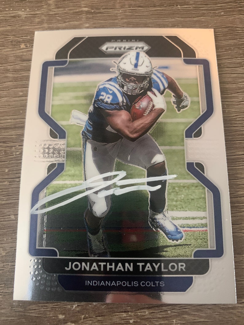 Jonathan Taylor Hand Signed Autographed Indianapolis Colts Football ...