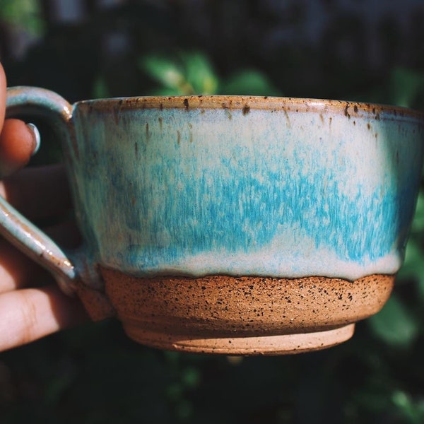 Turquoise Mugs - Etsy