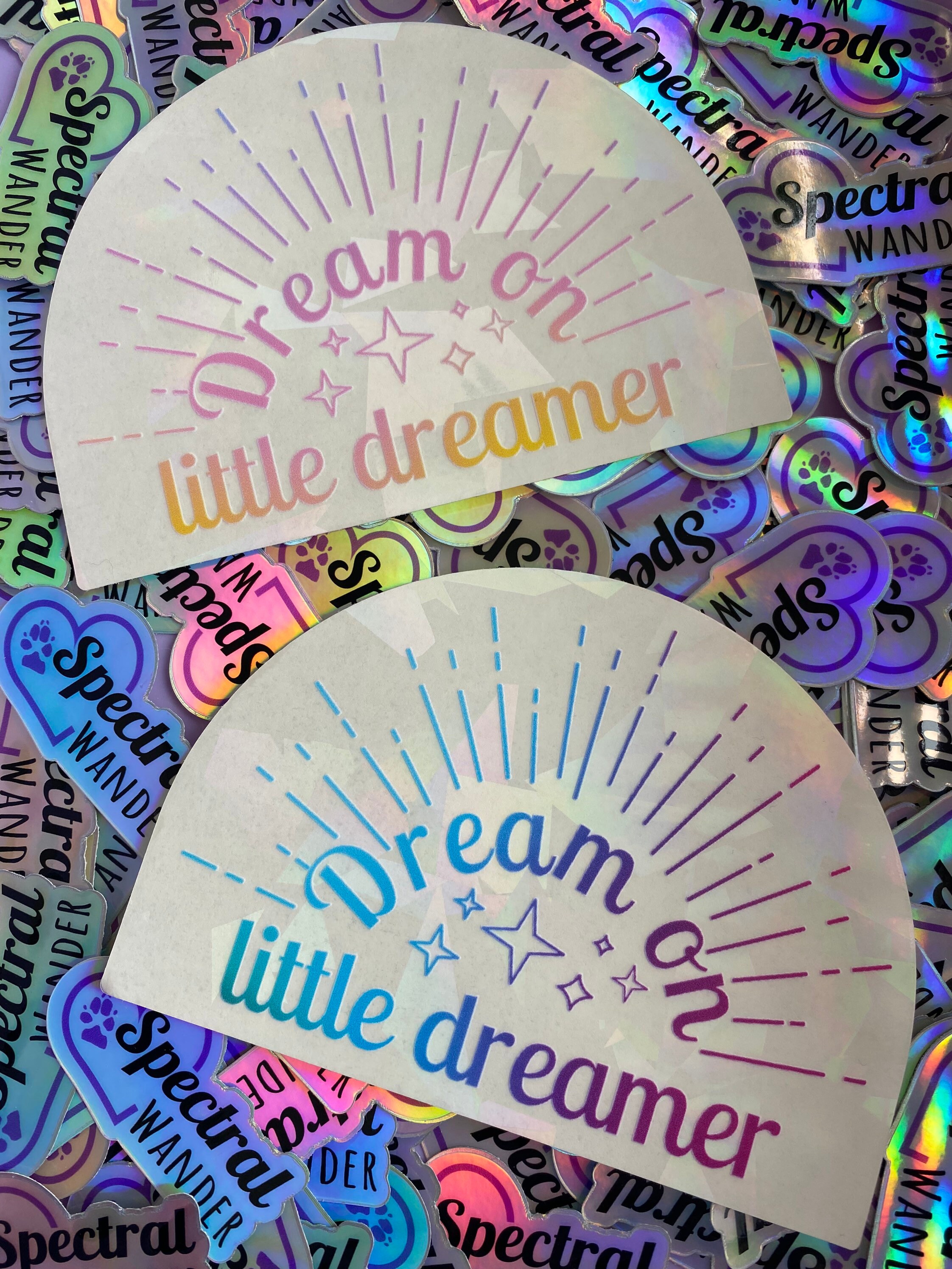 Dream On, Little Dreamer Suncatcher Window Sticker Rainbow Maker - Etsy