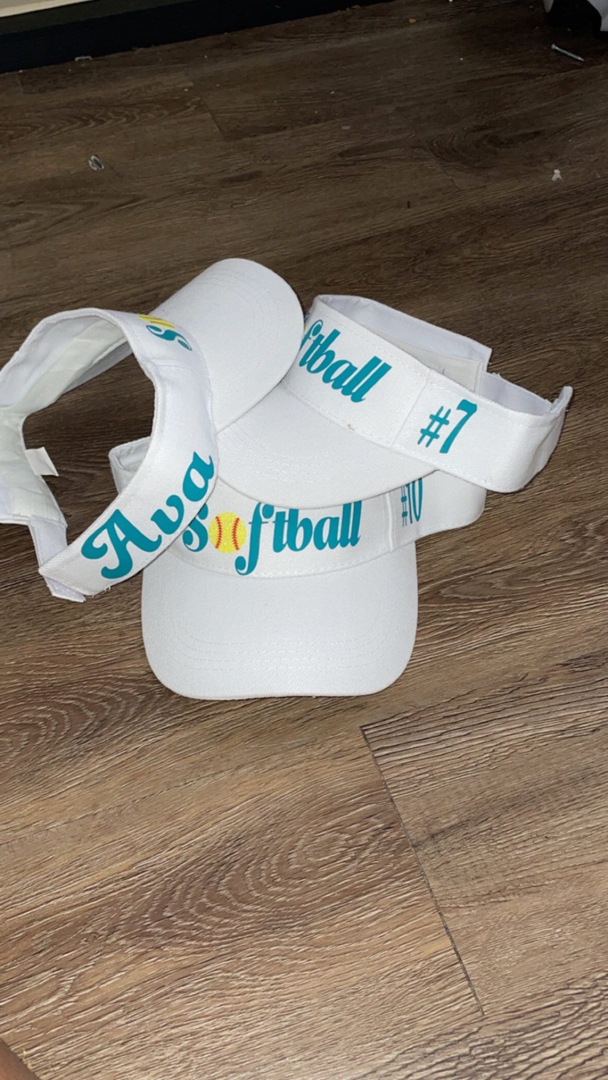 Custom Softball Visor,women's Softball Visor, Visor With Softball, Kids ...