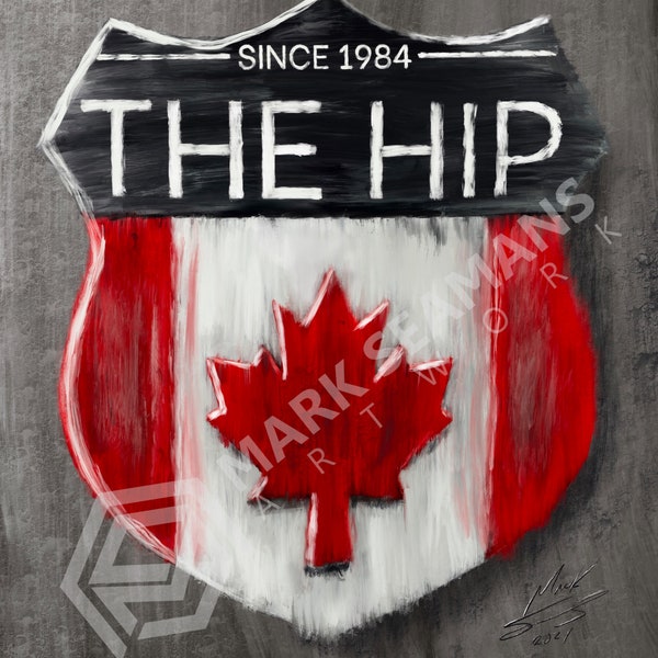 Tragically Hip Art - Etsy Canada
