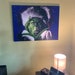 The Grinch With Blue Background - Etsy